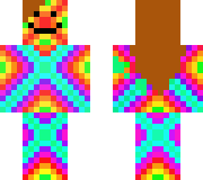 rainbow noob | Minecraft Skin