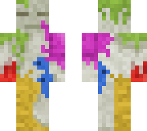 Coral man | Minecraft Skin