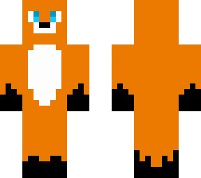 Fox have with ears and tail mod | Minecraft Skin