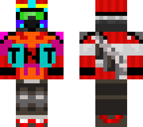 rainbow griefer | Minecraft Skin