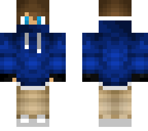 Blue hoodie boy | Minecraft Skin