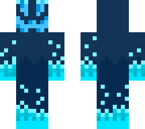 Blue Fire Demon | Minecraft Skin