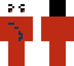 The red and white man | Minecraft Skin