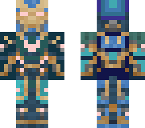 Blue iron man | Minecraft Skin