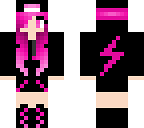 Pink Gamer Girl | Minecraft Skin
