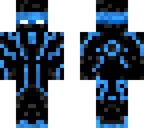 Blue/Black Person | Minecraft Skin
