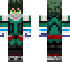 finished deku edit | Minecraft Skin