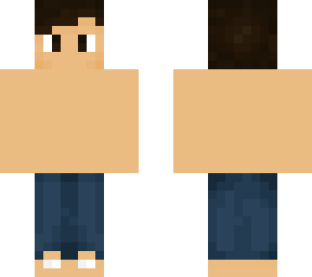 Werd Template - Blue Jeans | Minecraft Skin