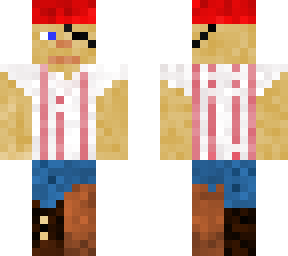 peg legged pirate | Minecraft Skin