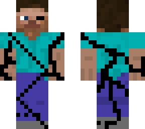broken steve | Minecraft Skin