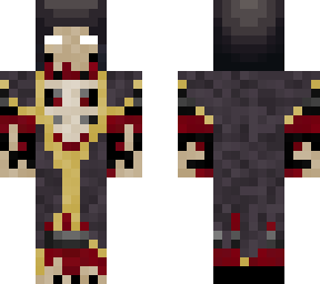 Skeleton Deadpool Robe | Minecraft Skin