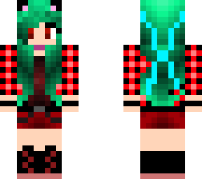 Vampire Neko Girl | Minecraft Skin