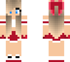 Red Cheerleader | Minecraft Skin