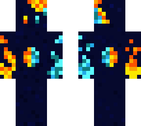 Fire and Water | Minecraft Skin