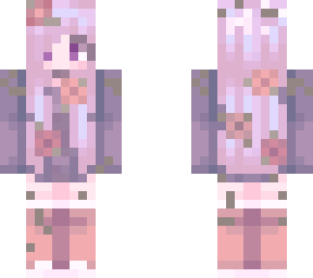 Aestheti Flower Girl | Minecraft Skin