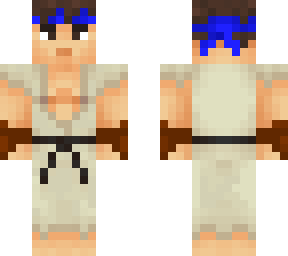 Ryu Alternate Costume | Minecraft Skin
