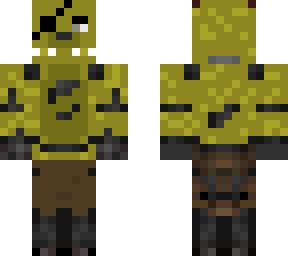 (fnaf fan made)spring foxy | Minecraft Skin