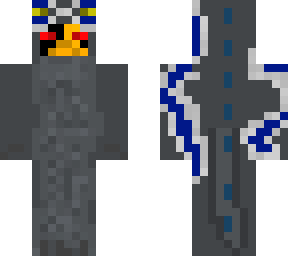 Blue Nightmare steve (jurassic world raptor) | Minecraft Skin