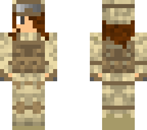 female soldier | Minecraft Skins