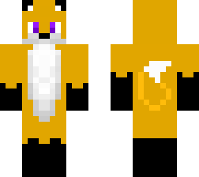 KitFox the Golden Kitsune (Fox) FINAL FORME | Minecraft Skin
