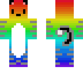 rainbow cat | Minecraft Skin