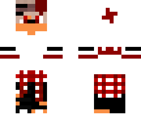 Red cool boy | Minecraft Skin