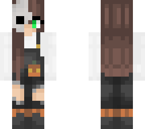 brooke half skull | Minecraft Skin