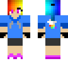 rainbow dash | Minecraft Skins