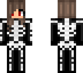 Skeleton girl edit | Minecraft Skin