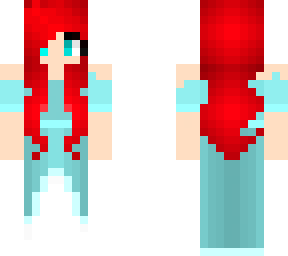 ariel the little mermaid | Minecraft Skin