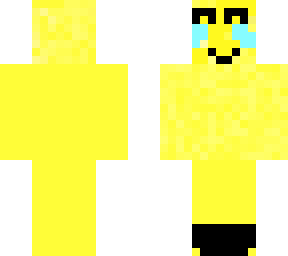 Laughing crying emoji | Minecraft Skin