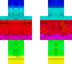 rainbow steve | Minecraft Skins