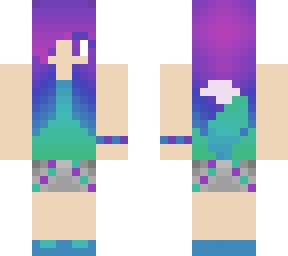 Colorful girl | Minecraft Skin