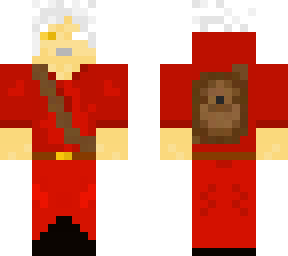 Red Robe Raistlin Majere herobrine | Minecraft Skin