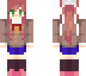 Monika ddlc | Minecraft Skin