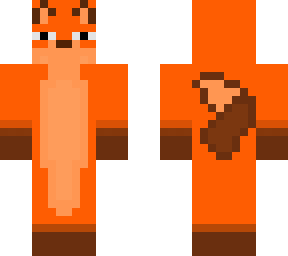 Simple red fox | Minecraft Skin