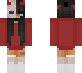 demon with mask | Minecraft Skin
