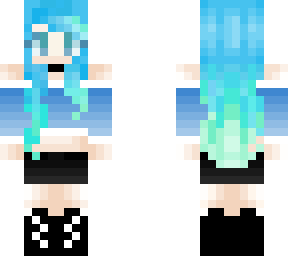 Snow Miku Minecraft Skins