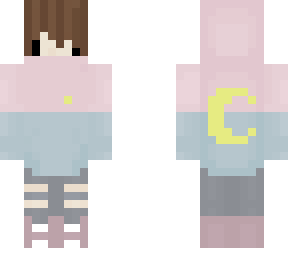 chibi moon boy | Minecraft Skin