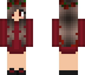 edit of rose girl | Minecraft Skin