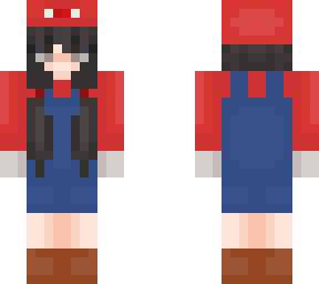 SuperMario Girl | Minecraft Skin