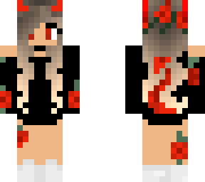 Demon Wolf Girl | Minecraft Skins