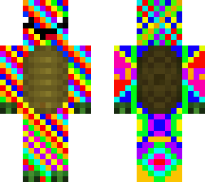 rainbow turtle update | Minecraft Skin
