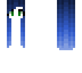 Long blue Hair Base | Minecraft Skin