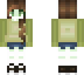 green cute girl | Minecraft Skins