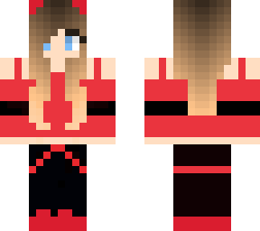 Cute red girl | Minecraft Skin