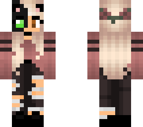 Cute-Black Cat-Mask | Minecraft Skin