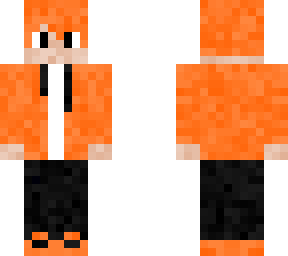 Orange Character - Slim | Minecraft Skin