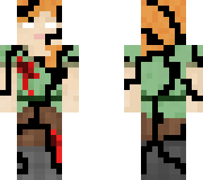 Corrupt Alex | Minecraft Skin