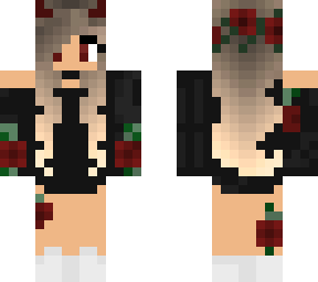 Rose Devil girl | Minecraft Skin